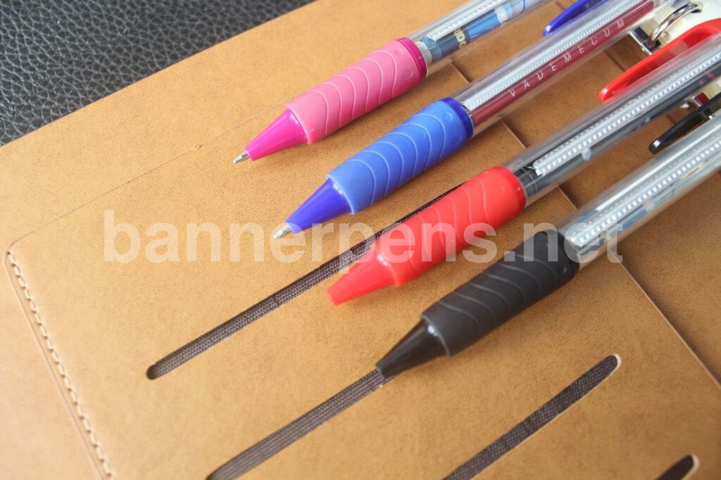 Banner Pens “WAVE”, Pens with Messages Pull out - Metal Banner Pens